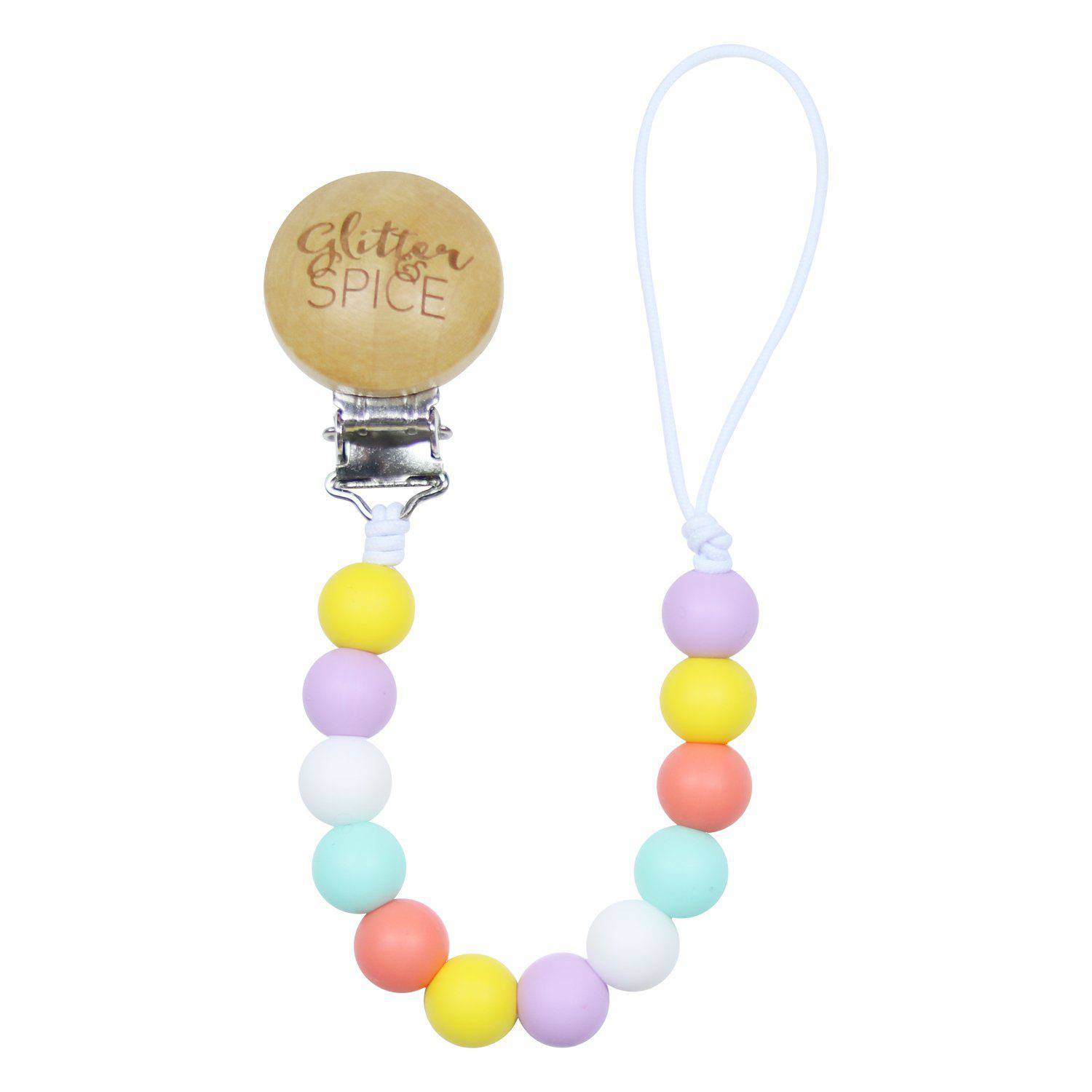 Silicone Pacifier Clip - Summer – Glitter & Spice
